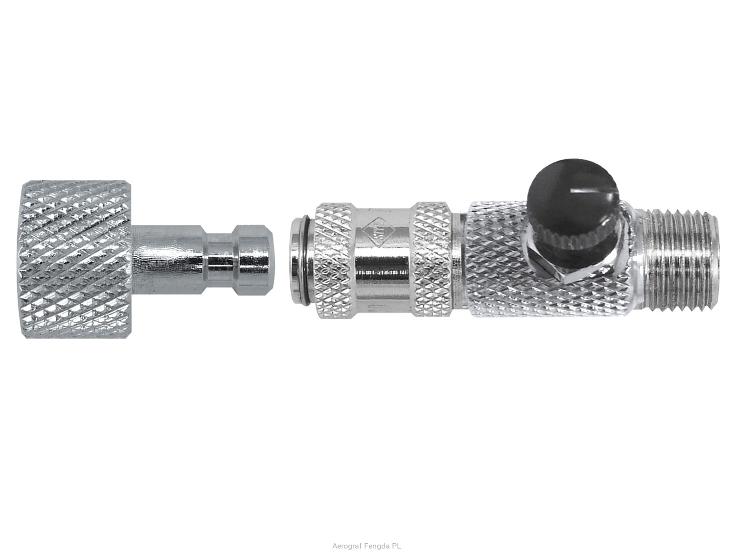 Anest Iwata Sparmax Quick Disconnect Set 1/8" with air control valve ...